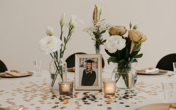 15 Simple Graduation Centerpiece Ideas for Tables - The Glow Living